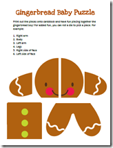 Gingerbread Baby Lapbook and Printables